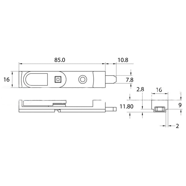 Siegenia Shoot Bolt Set – Window and Door Parts Ltd