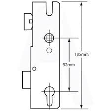 Winkhaus lock case – Window and Door Parts Ltd